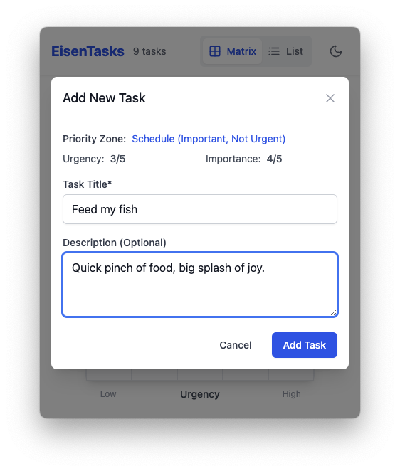 EisenTasks - Master Your Productivity with the Eisenhower Matrix